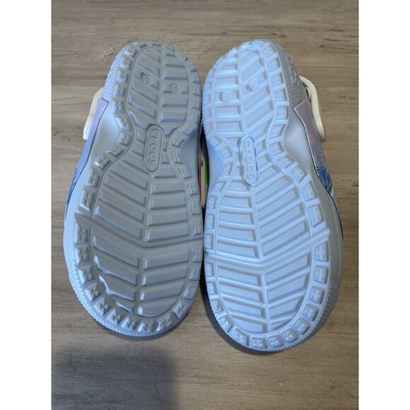 CROCS | Shoes | Crocs Kids Disney Frozen Ii Clog Ice Elsa Girls Size J3 ...